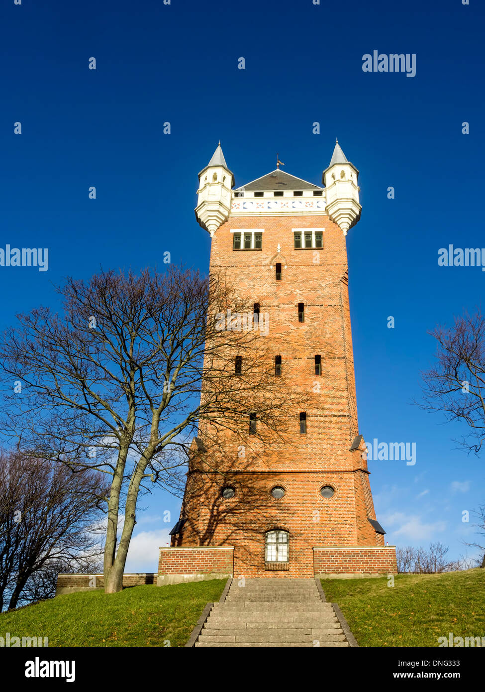 The old water tower in Esbjerg, Denmark Stock Photo - Alamy