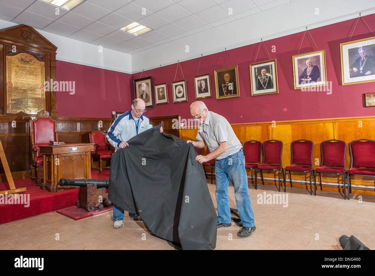 Work undertaken by members of the Apprentice Boys' of Derry over many ...