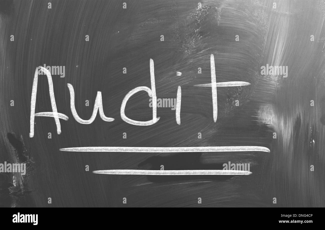 Business audit compliance concept Black and White Stock Photos & Images ...