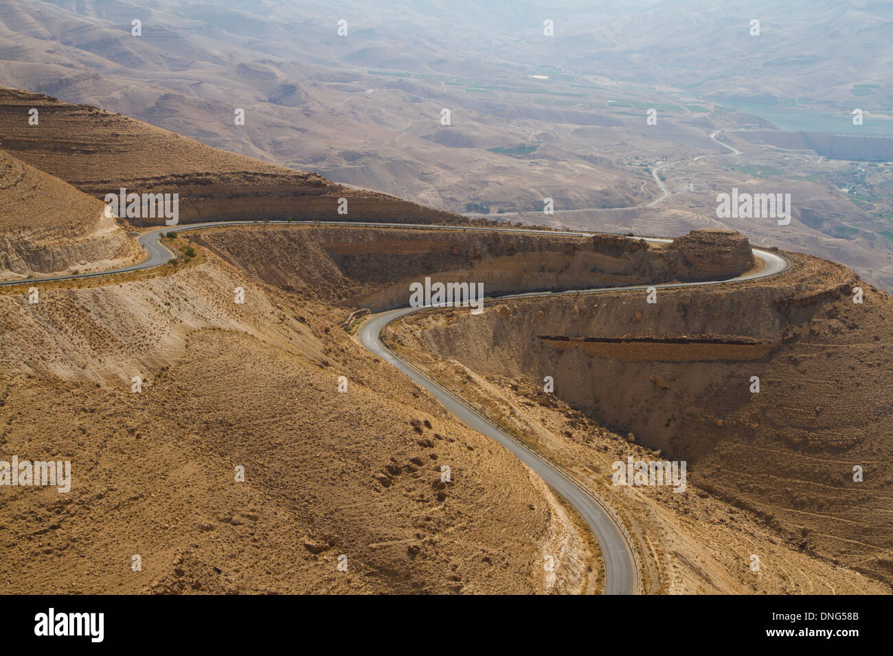 Desert road in Jordan Stock Photo - Alamy