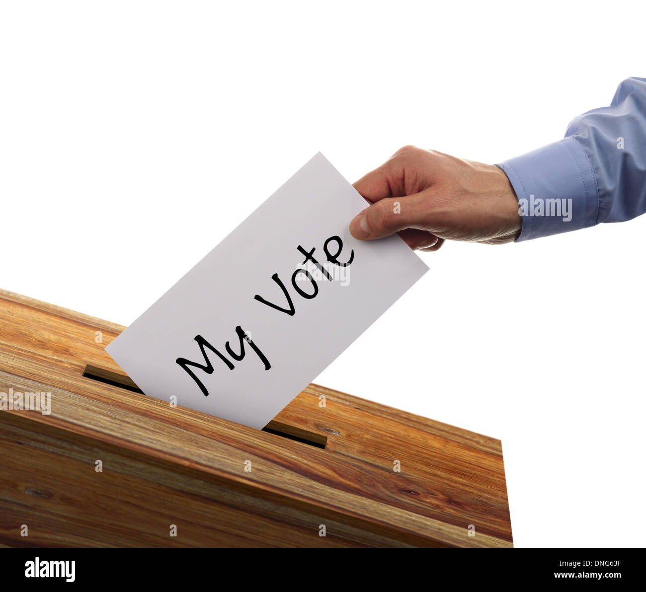 Ballot box voting Stock Photo - Alamy