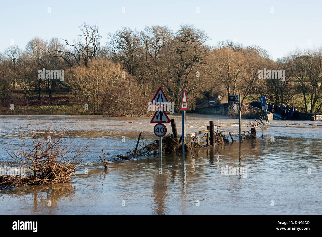 River Medway Flooding Kent flood Stock Photo - Alamy
