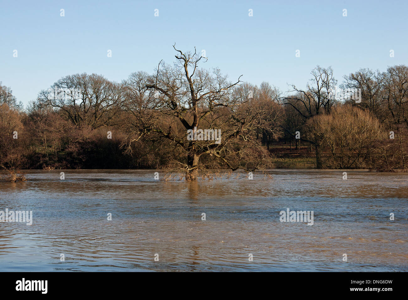 River Medway Flooding Kent flood Stock Photo - Alamy