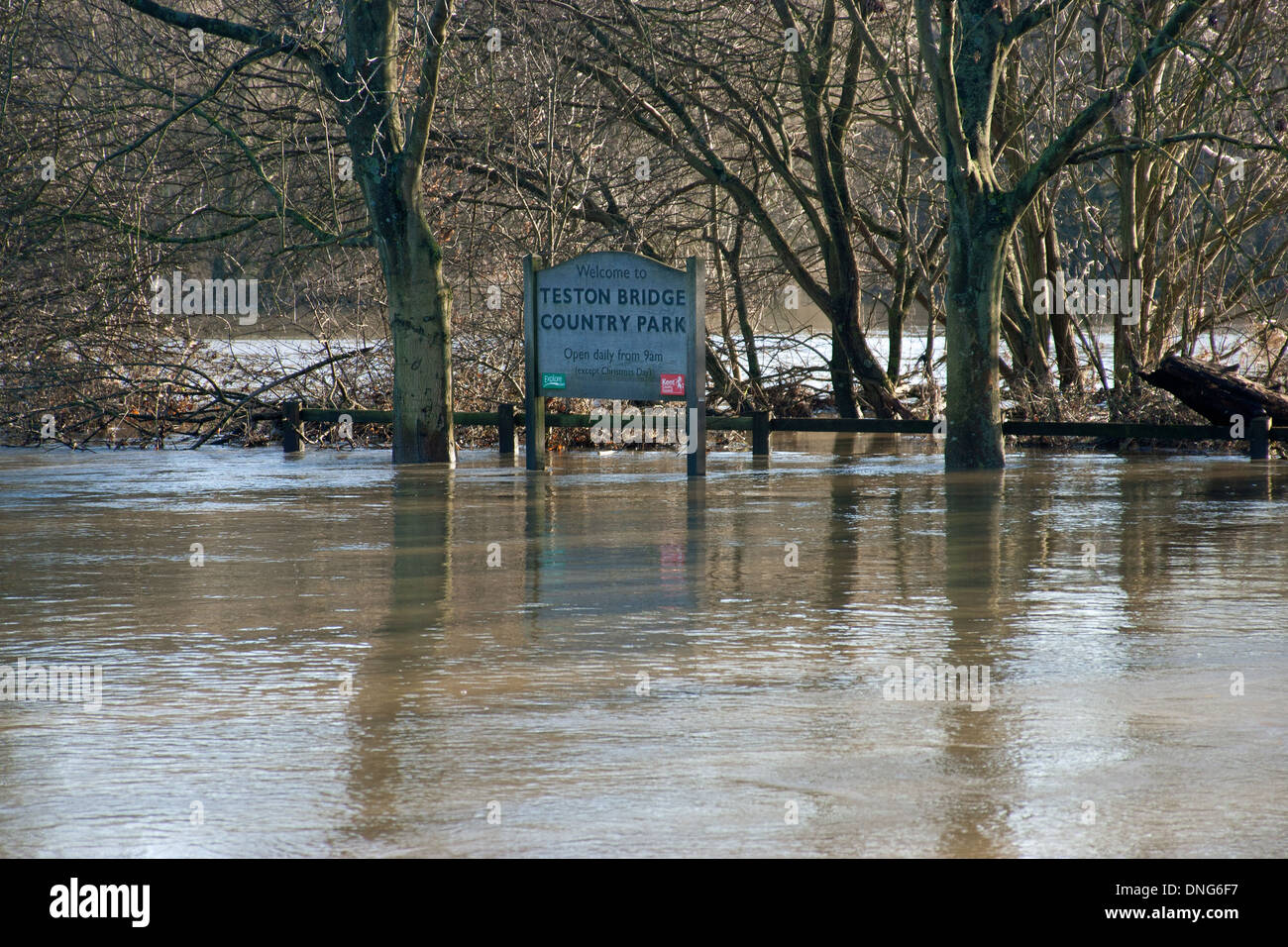 River Medway Flooding Kent flood Stock Photo - Alamy
