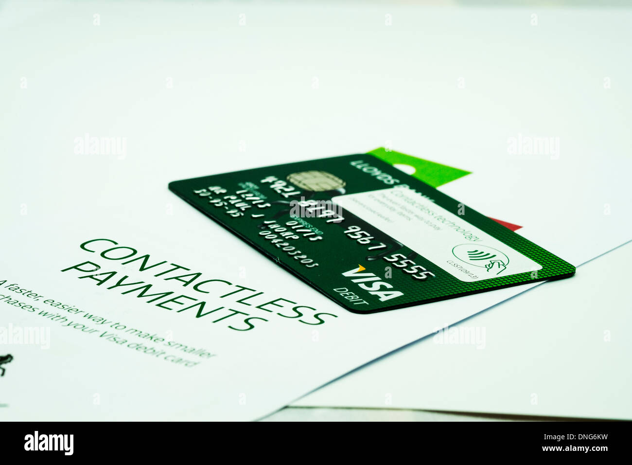 contactless debit credit card payment visa leaflet cut out white ...