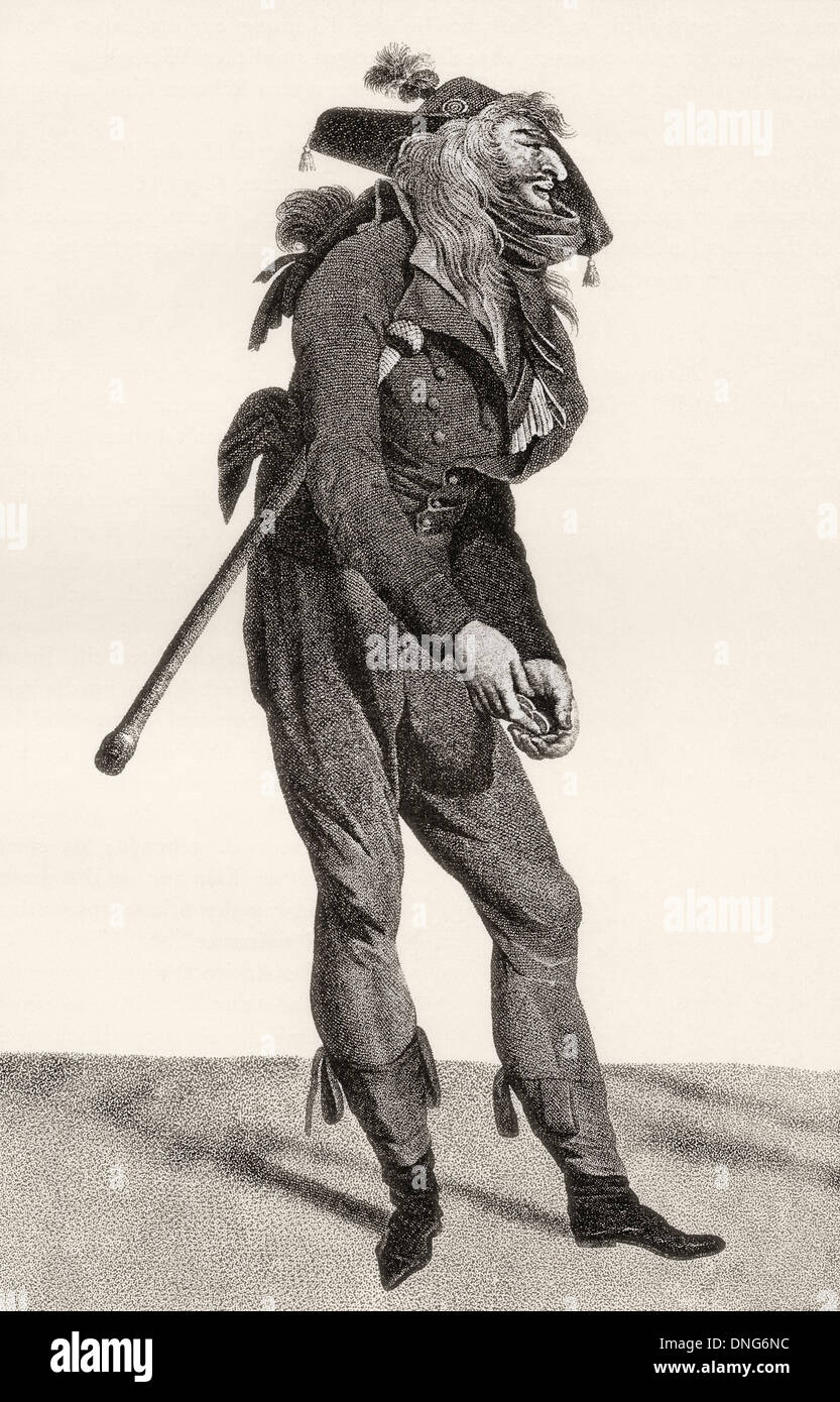 Men's fashion during the French Revolution. Les Incroyables Stock Photo ...
