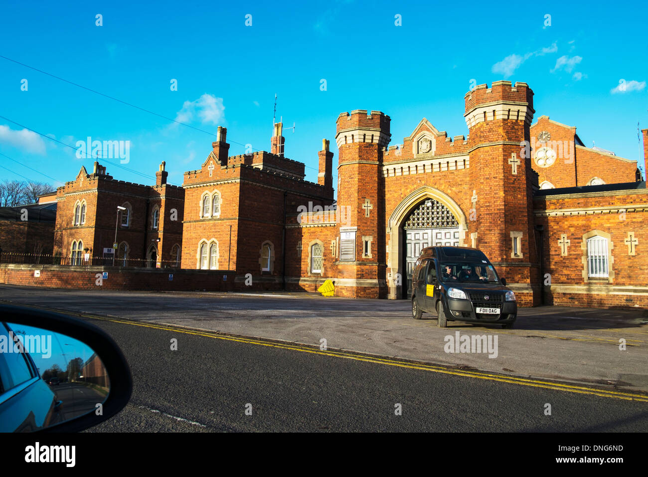 The entrance gates to HMP Prison Lincoln Lincolnshire England UK Stock ...