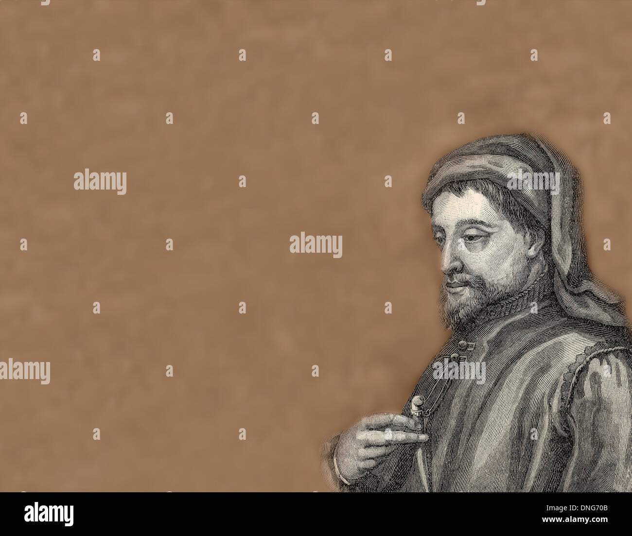 Portrait of Geoffrey Chaucer, ca. 1343 - 1400, Portrait des Geoffrey ...