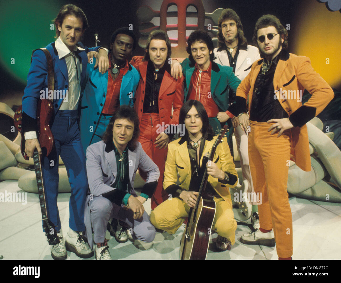 SHOWADDYWADDY UK pop group about 1975 Stock Photo - Alamy
