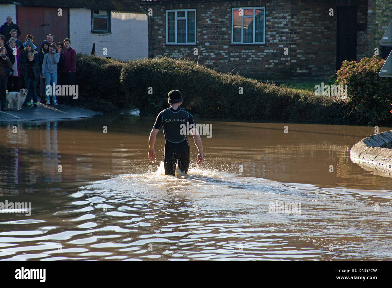 River Medway Flooding Kent flood Stock Photo - Alamy