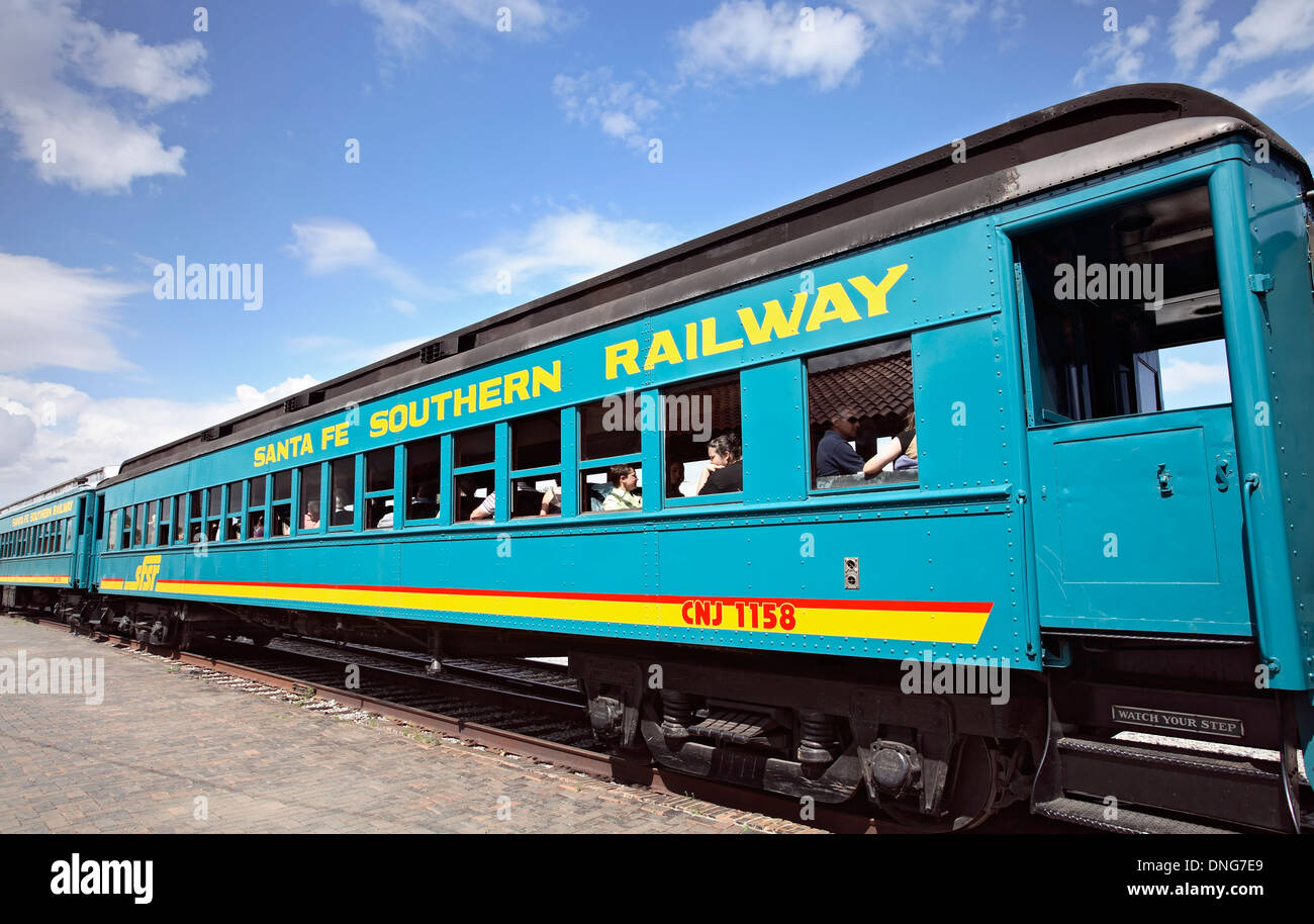 Santa Fe Southern Railway car, Santa Fe, New Mexico USA Stock Photo - Alamy