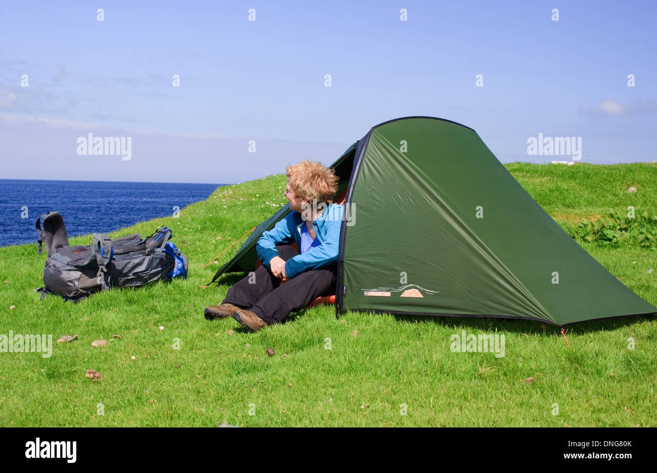 Small camping tent hi-res stock photography and images - Alamy