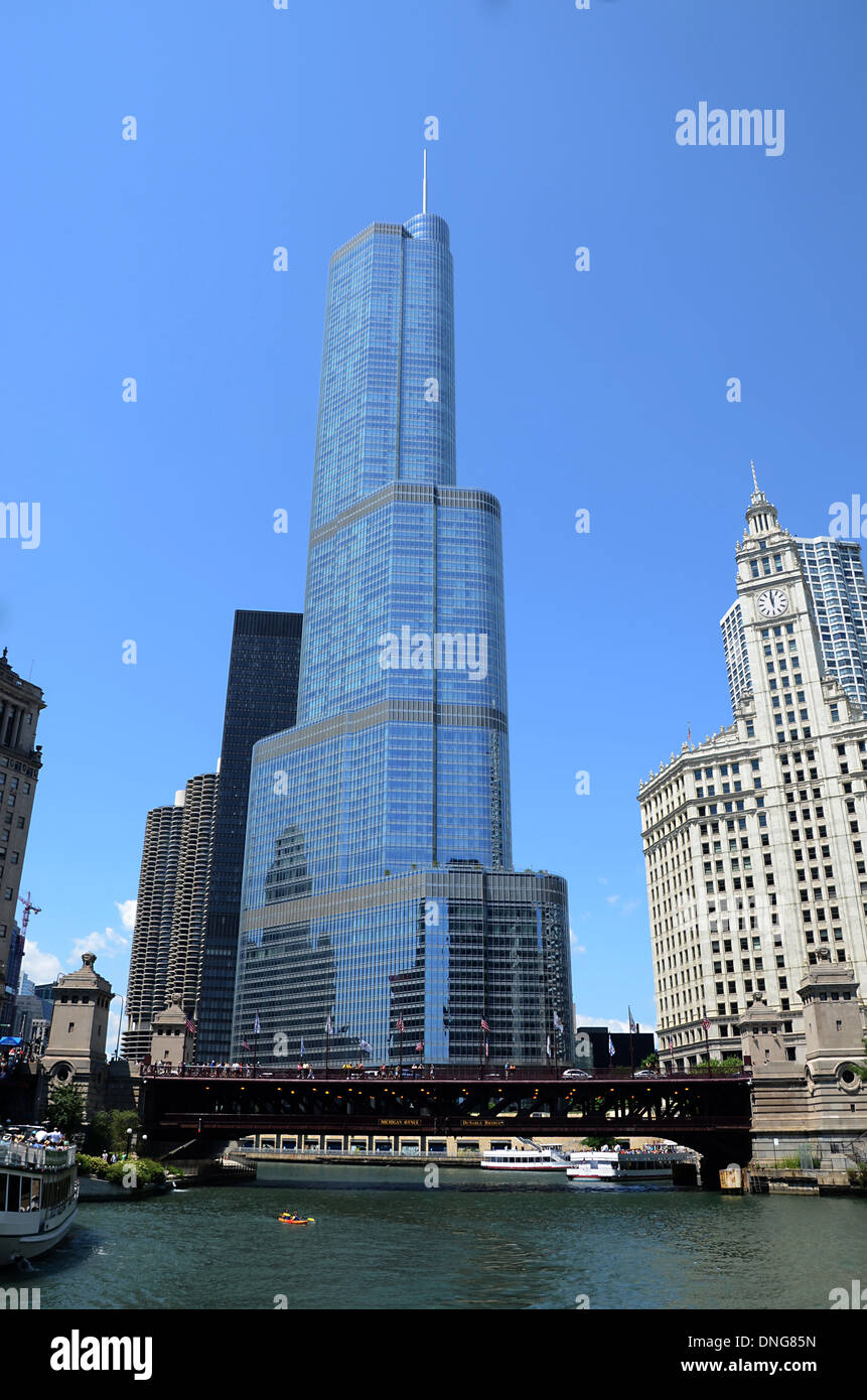 Trump International Hotel and Tower in Chicago, IL Stock Photo - Alamy