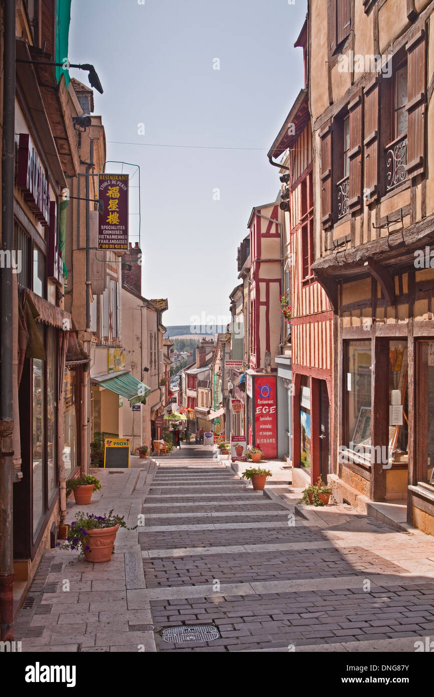 The town of Joigny in Burgundy, France Stock Photo - Alamy