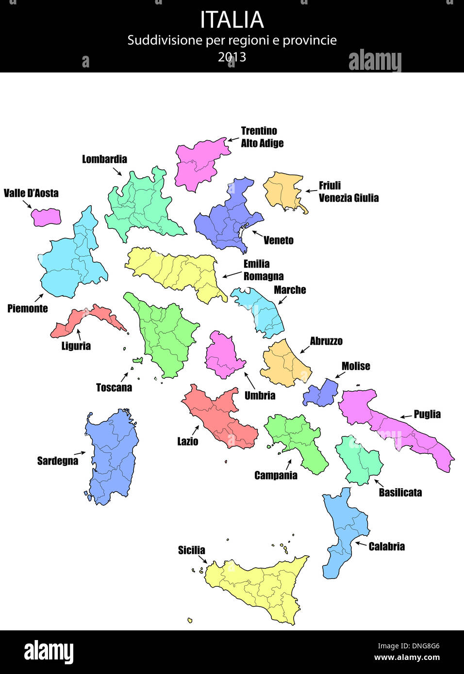 Palermo Province Map High Resolution Stock Photography and Images - Alamy