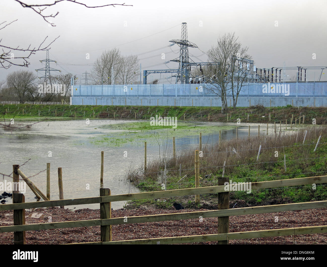 Walham substation flooding hi-res stock photography and images - Alamy