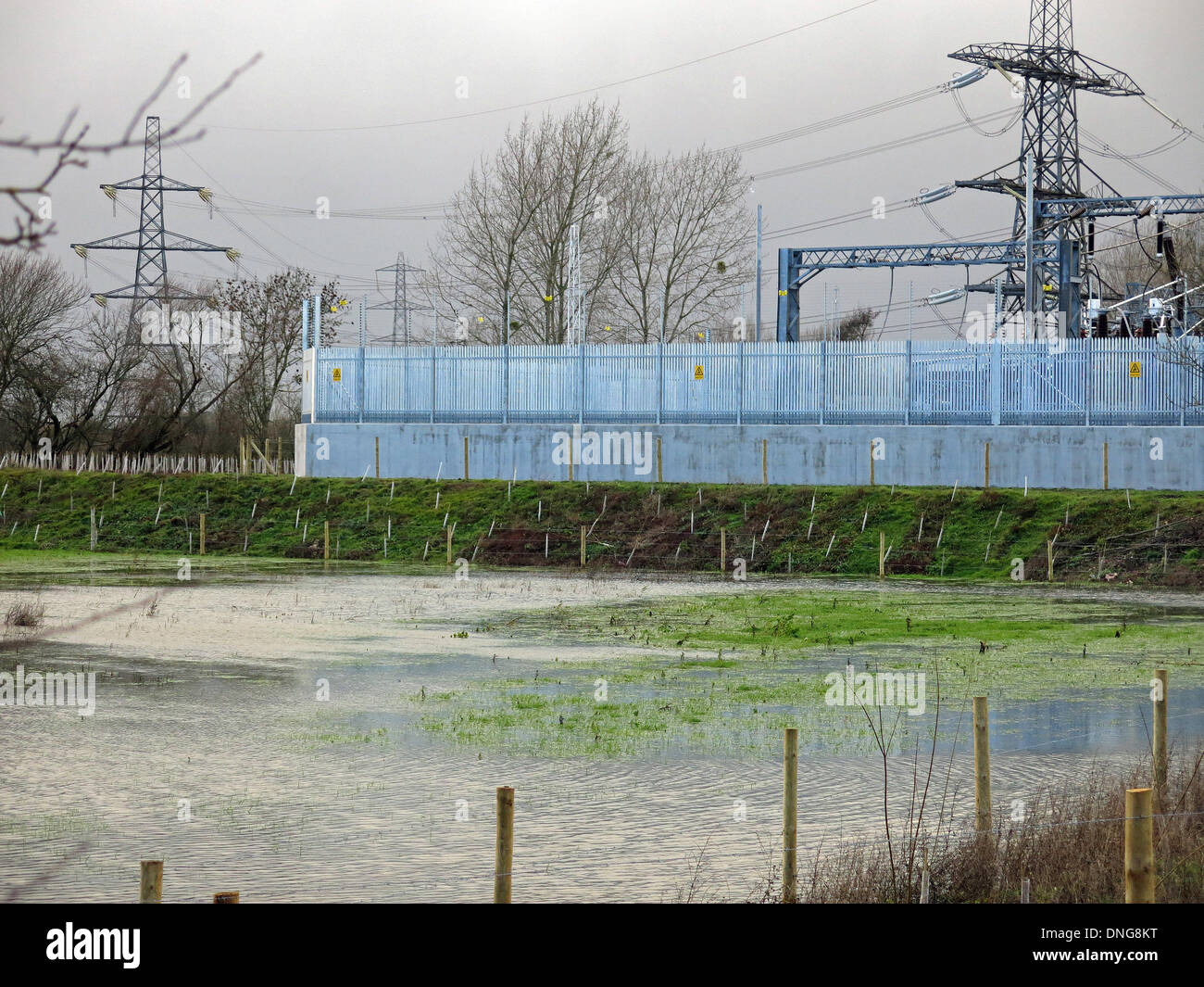 Walham substation flooding hi-res stock photography and images - Alamy