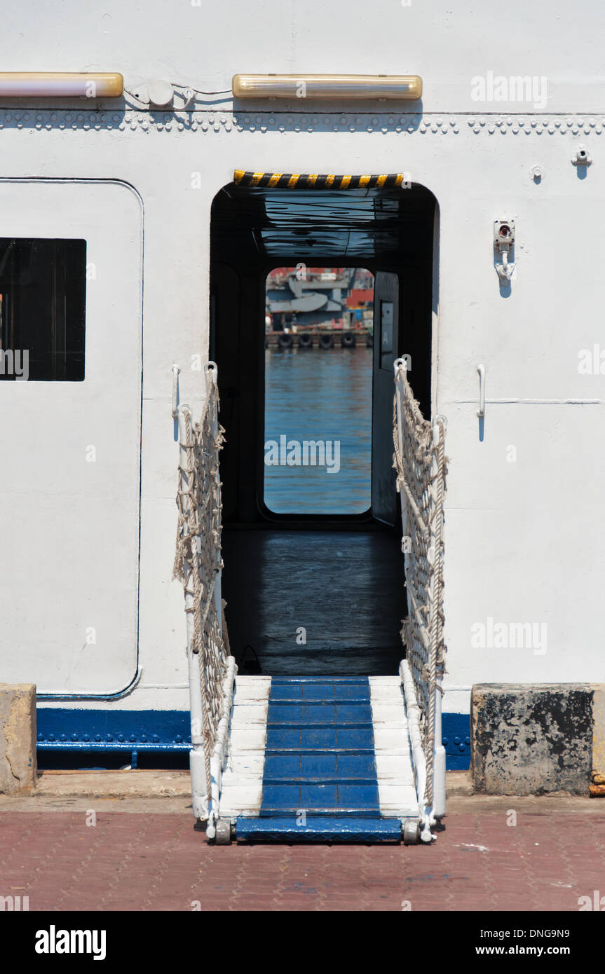 Cruise ship gangway entrance hi-res stock photography and images - Alamy