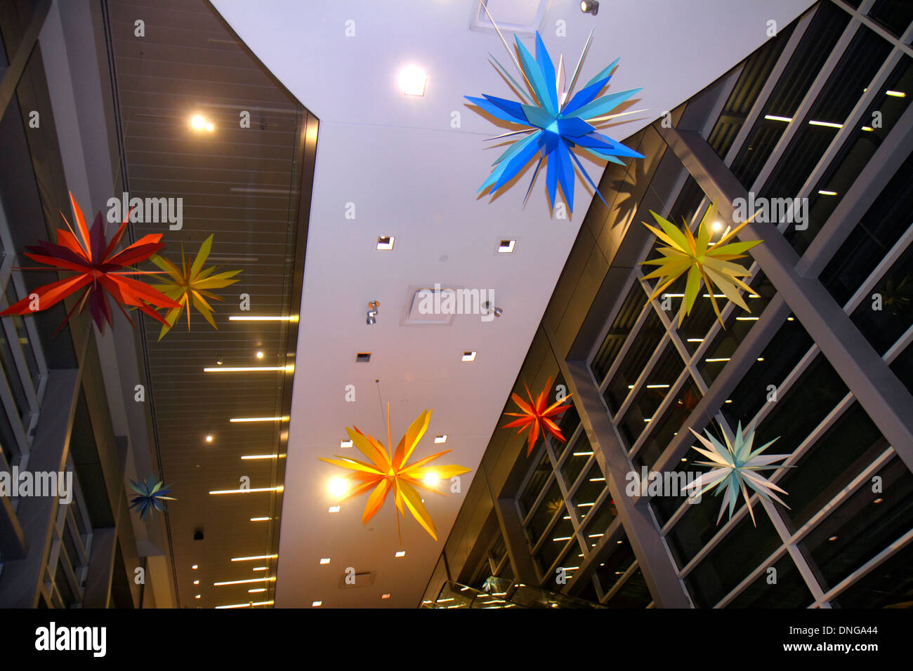 Texas Houston George Bush Intercontinental Airport IAH terminal Stock ...