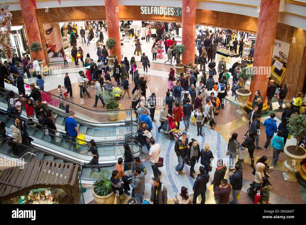 Selfridges Inside the Intu Trafford Centre indoor shopping complex in ...