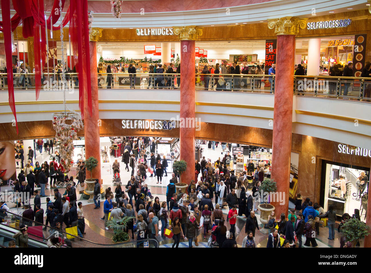 Selfridges Inside the Intu Trafford Centre indoor shopping complex in ...