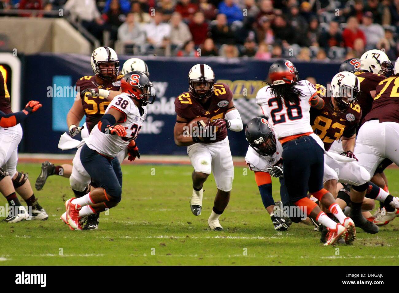 Houston, Texas, USA. 27th Dec, 2013. DEC 27 2013: Minnesota Golden ...