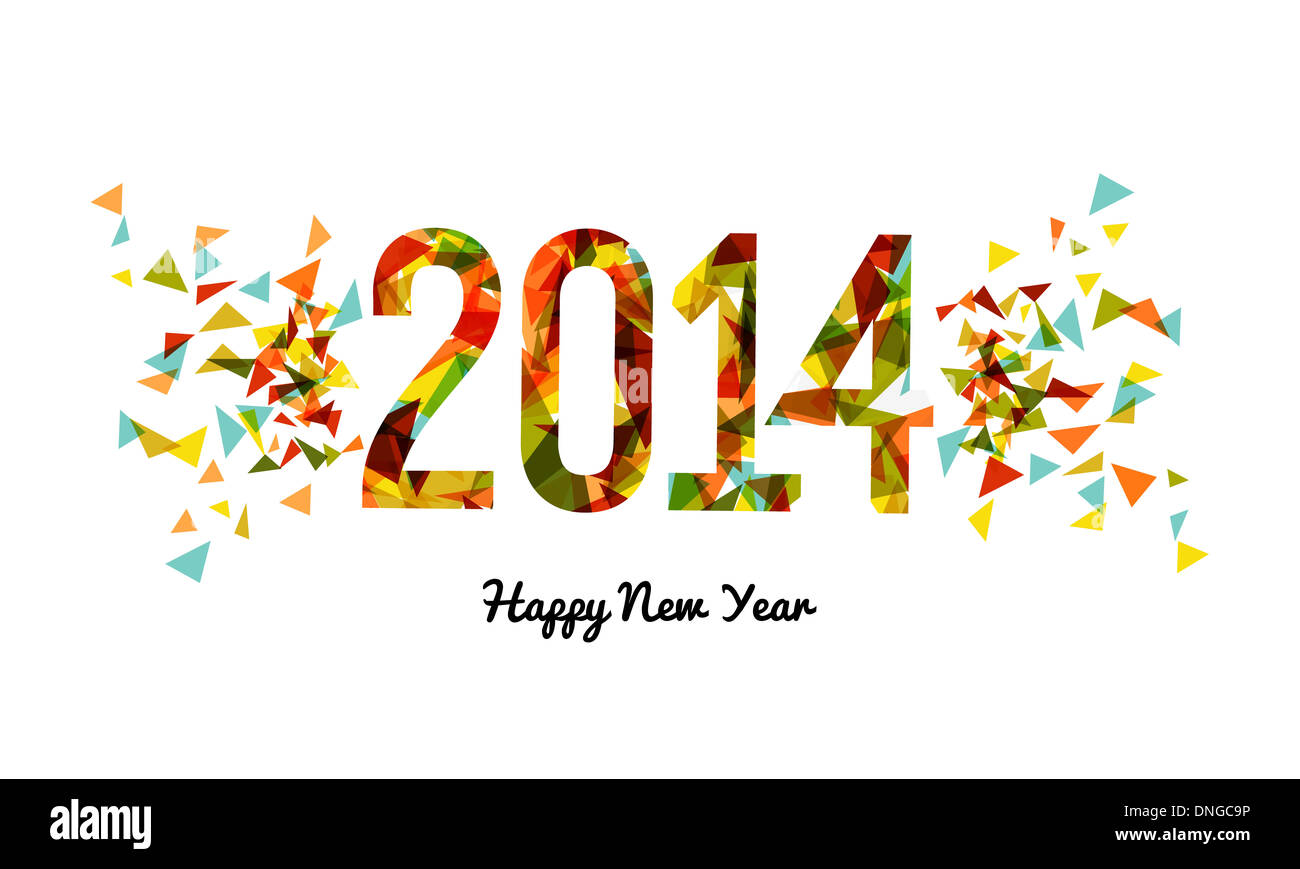 Happy new year 2014 celebration banner design background. EPS10 vector ...