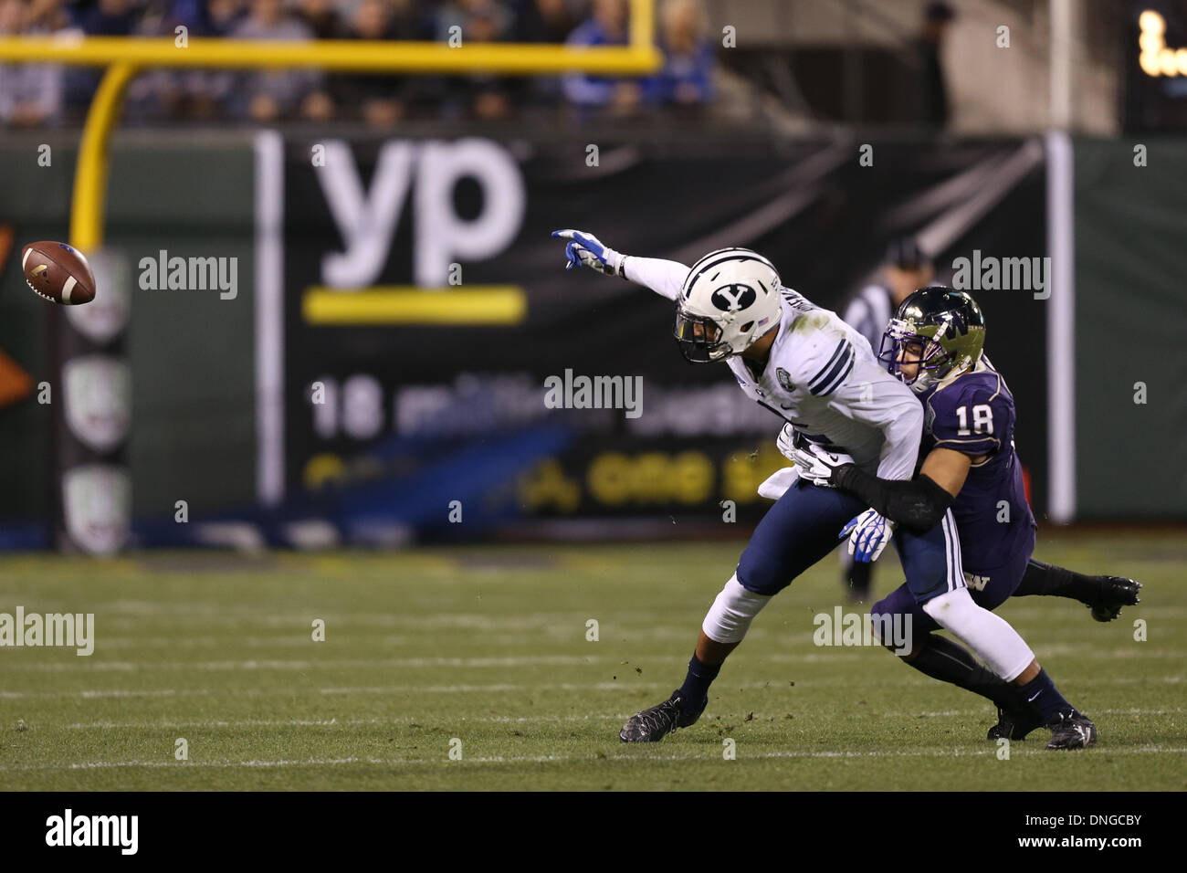 San Francisco, California, USA. 27th December 2013. Brigham Young ...