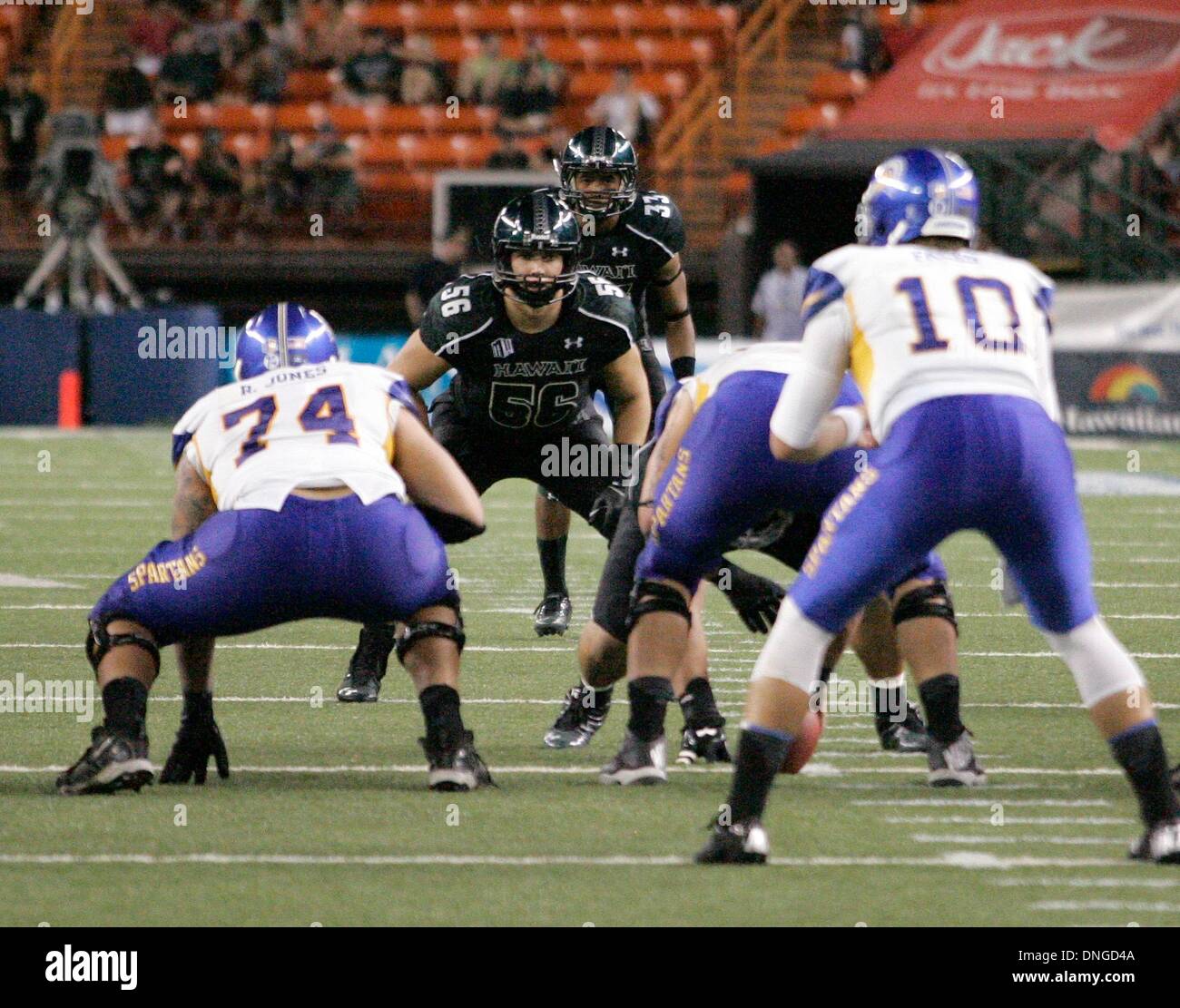 Honolulu, HI, USA. 5th Oct, 2013. October 5, 2013 - Hawaii Warriors ...