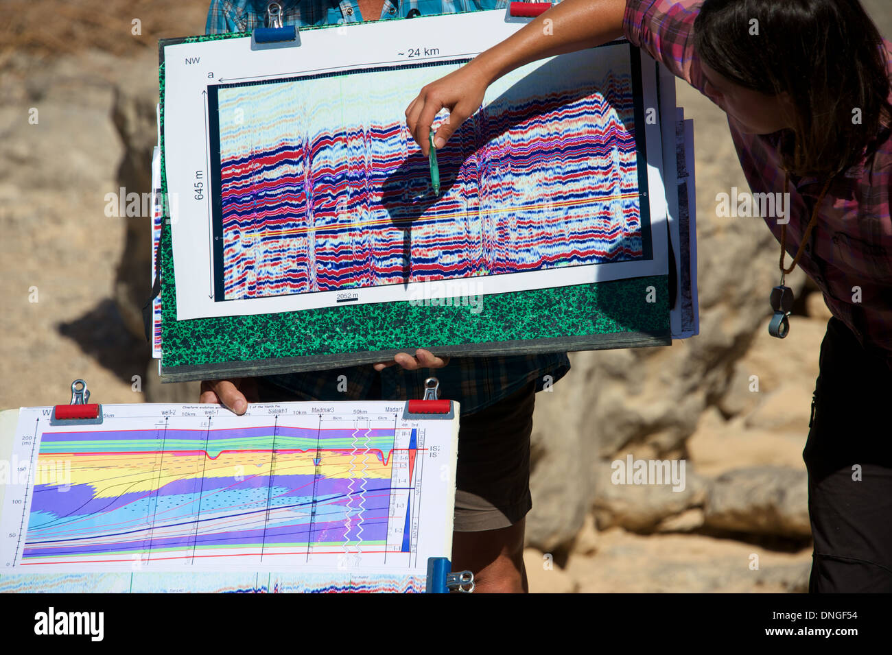 Geologist study rock formation hi-res stock photography and images - Alamy