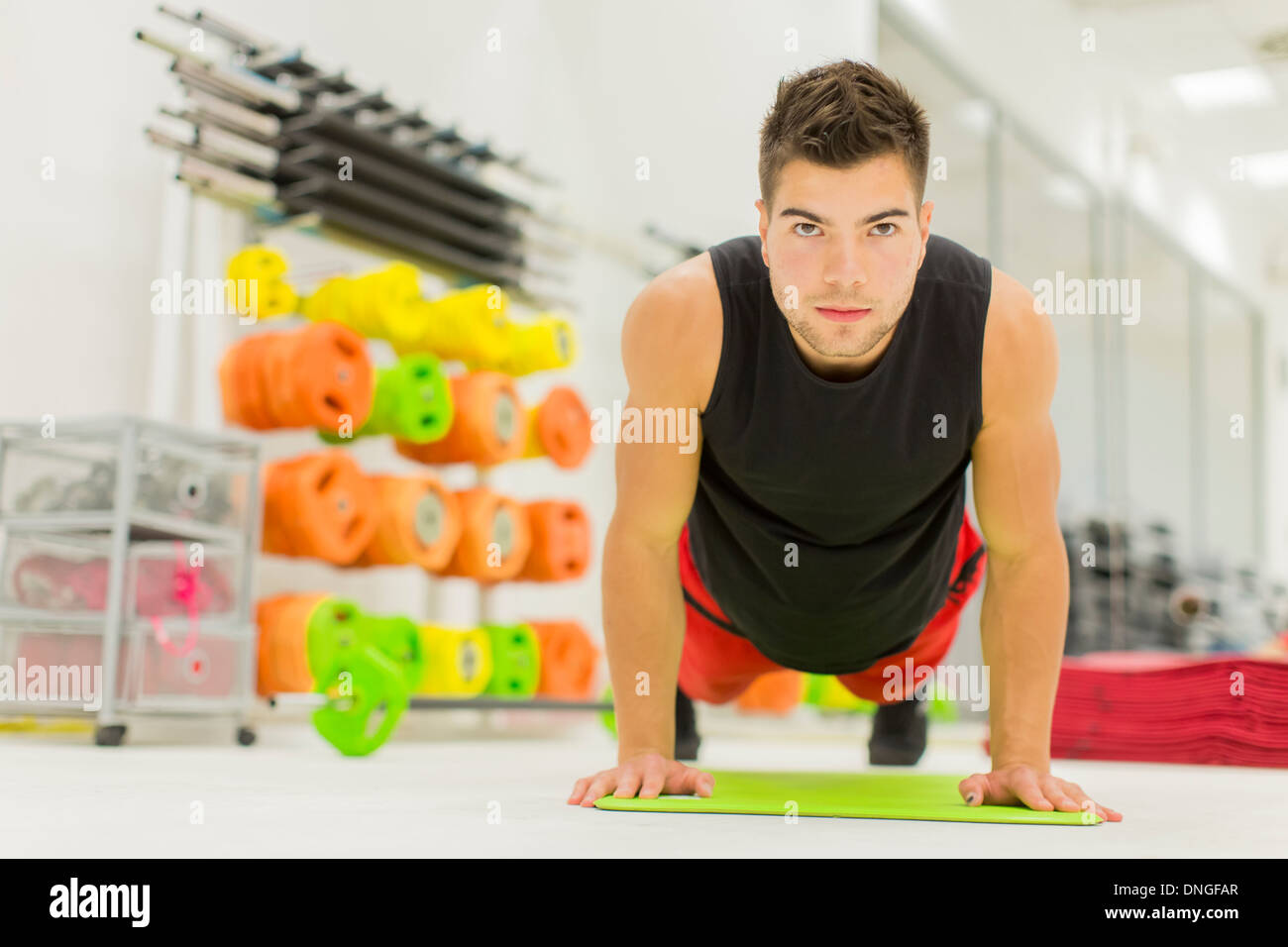 Male gymnast floor hi-res stock photography and images - Alamy