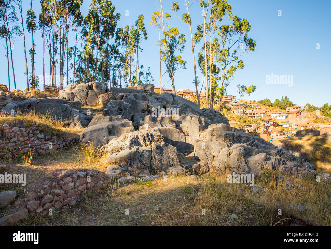 Peru Qenko located at Archaeological Park of Saqsaywaman.South America ...