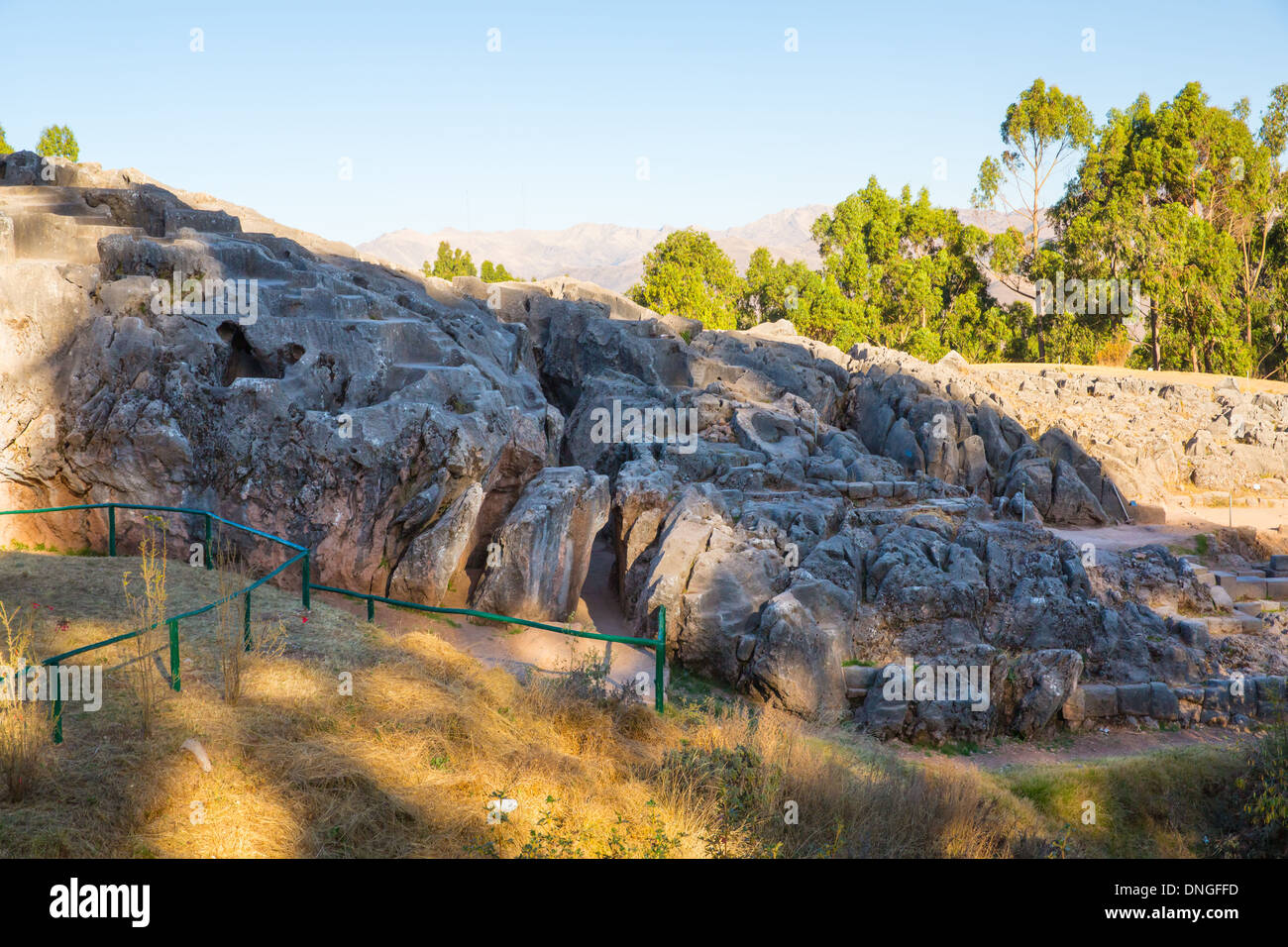 Peru Qenko located at Archaeological Park of Saqsaywaman.South America ...