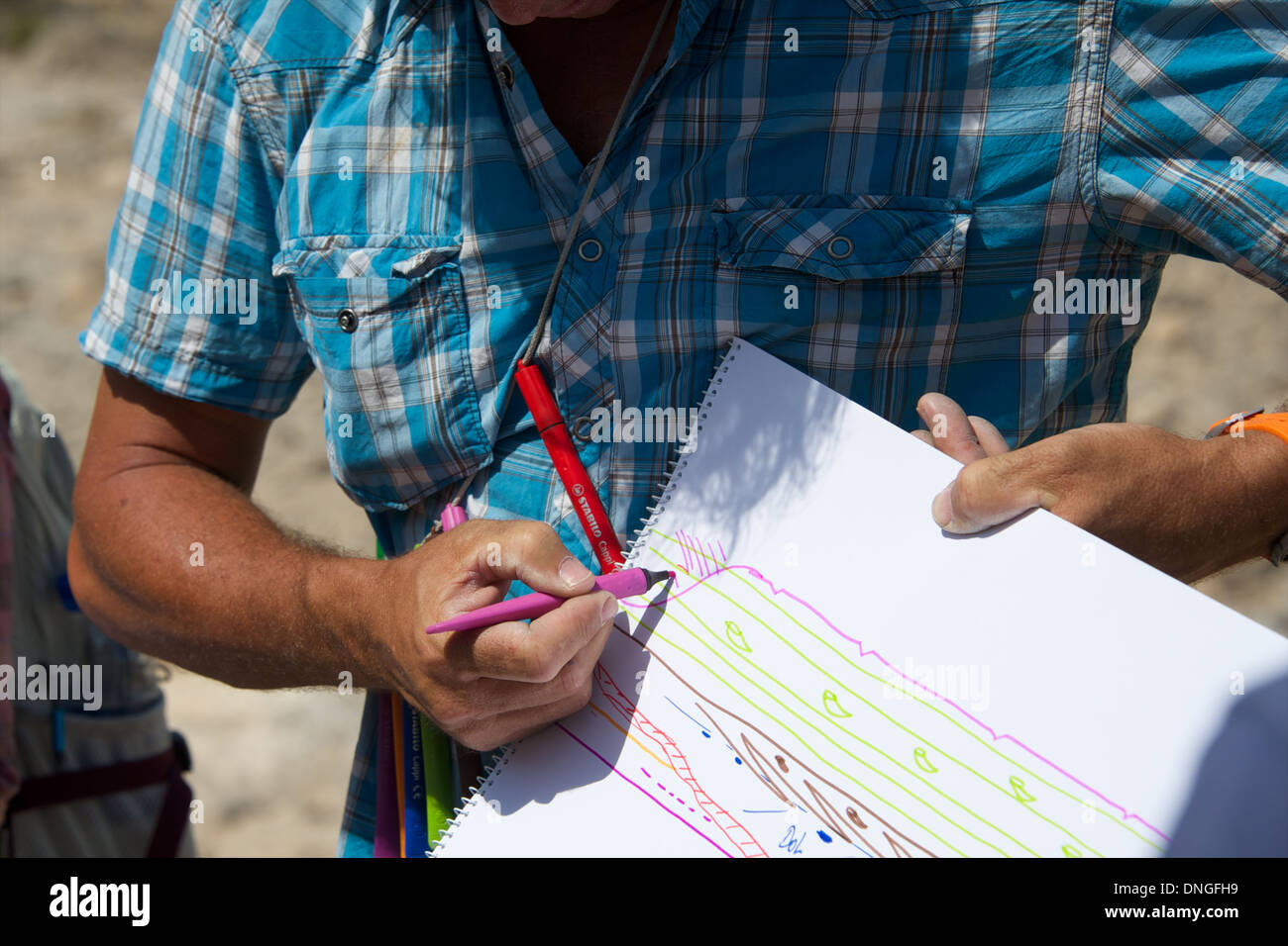 Geologist study rock formation hi-res stock photography and images - Alamy