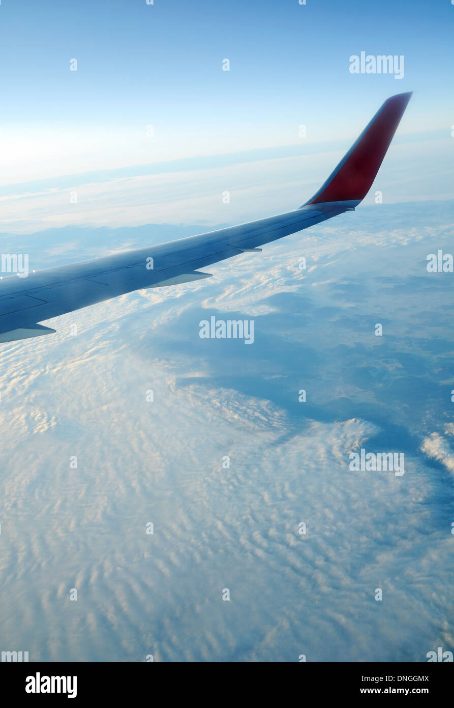 Airplane wing top view hi-res stock photography and images - Alamy