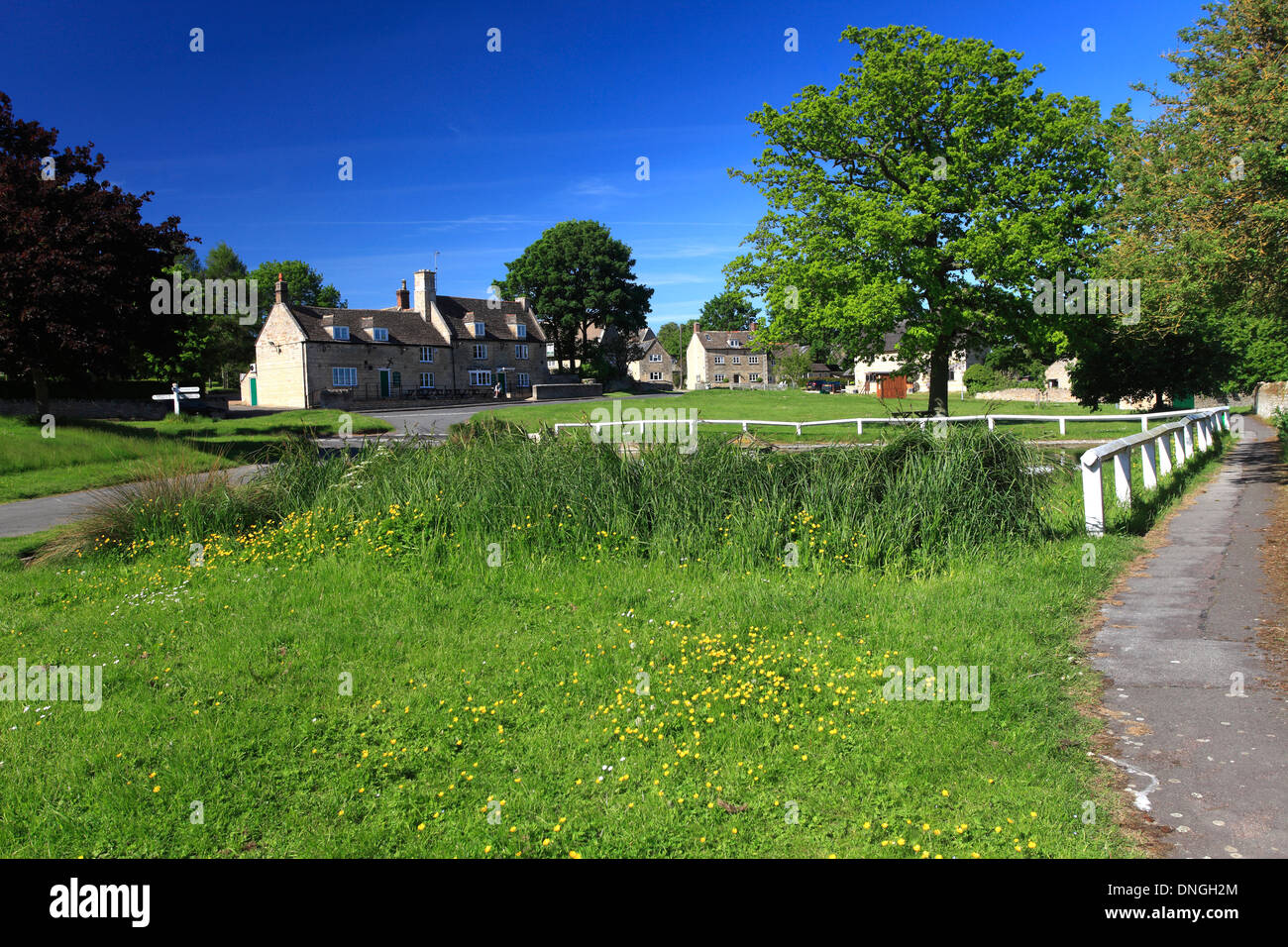 Summer view over barrowden village hi-res stock photography and images ...