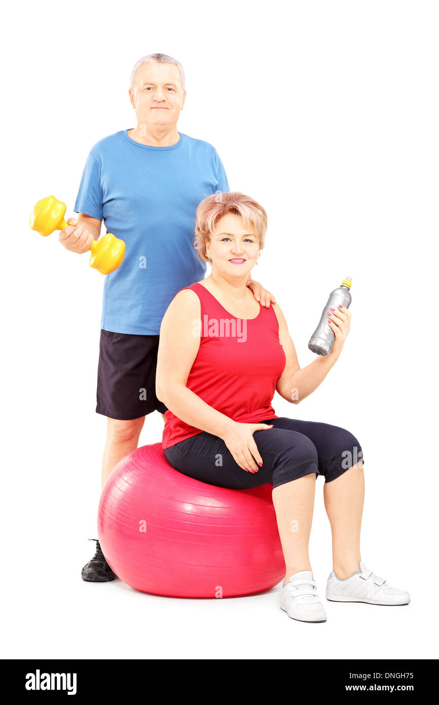 Man 50s exercise Cut Out Stock Images & Pictures - Alamy