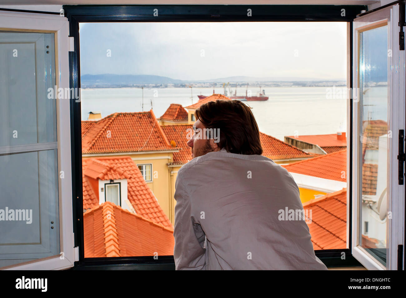 Downtown window view hi-res stock photography and images - Alamy