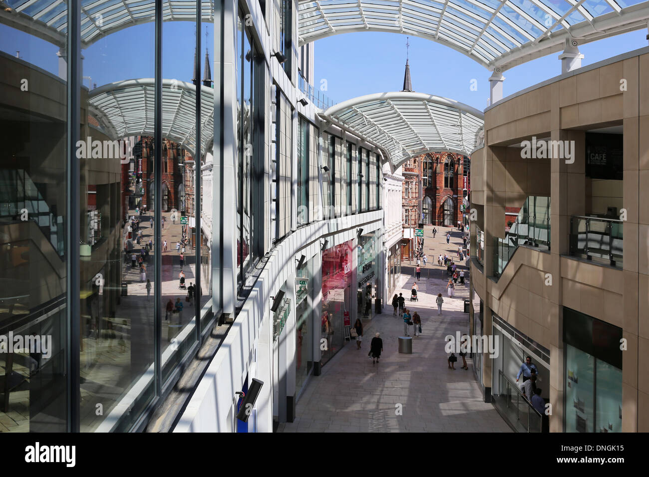 Sculpture of packhorse trinity leeds shopping centre hi-res stock ...