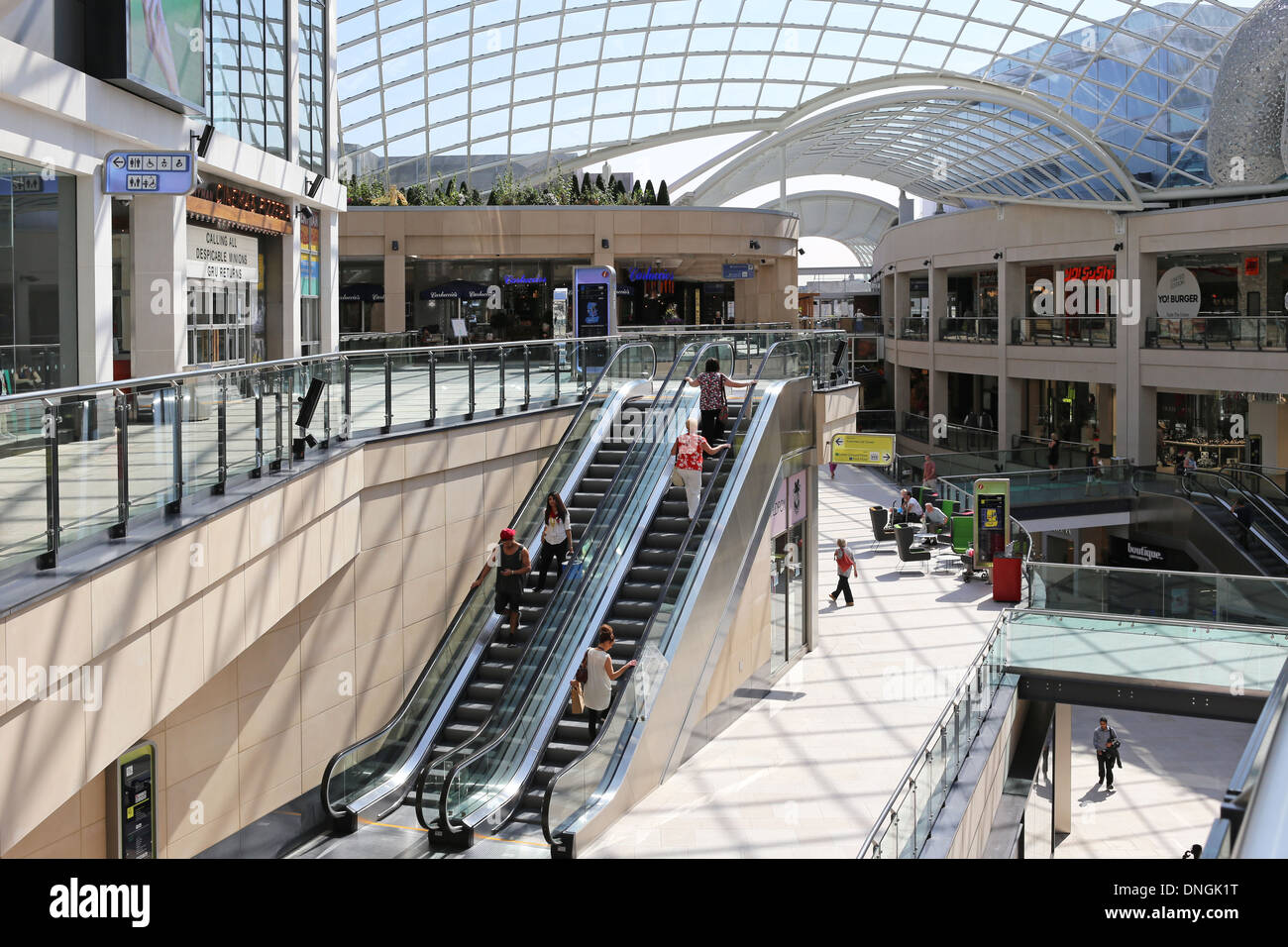 Interior of Trinity Leeds Shopping Centre Stock Photo - Alamy