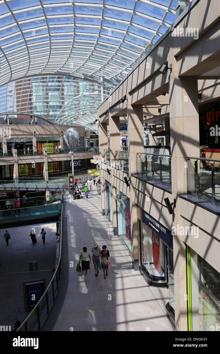 Interior of Trinity Leeds Shopping Centre Stock Photo - Alamy