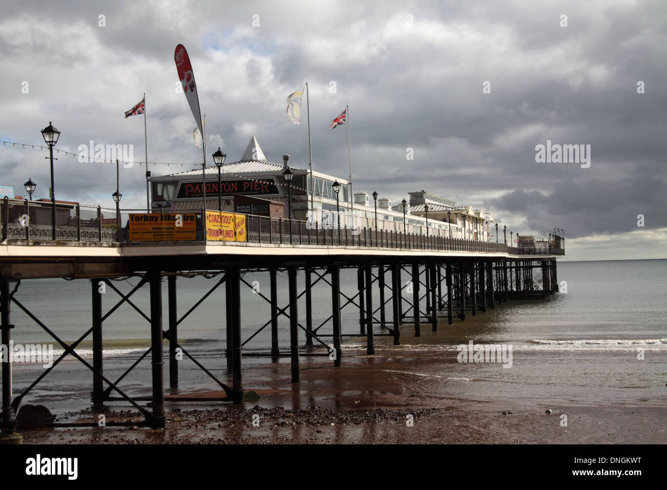 Paignton Pier Devon Stock Photo - Alamy