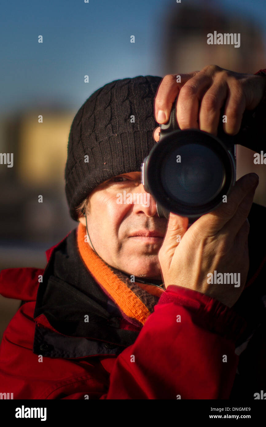 photographer at work Stock Photo - Alamy