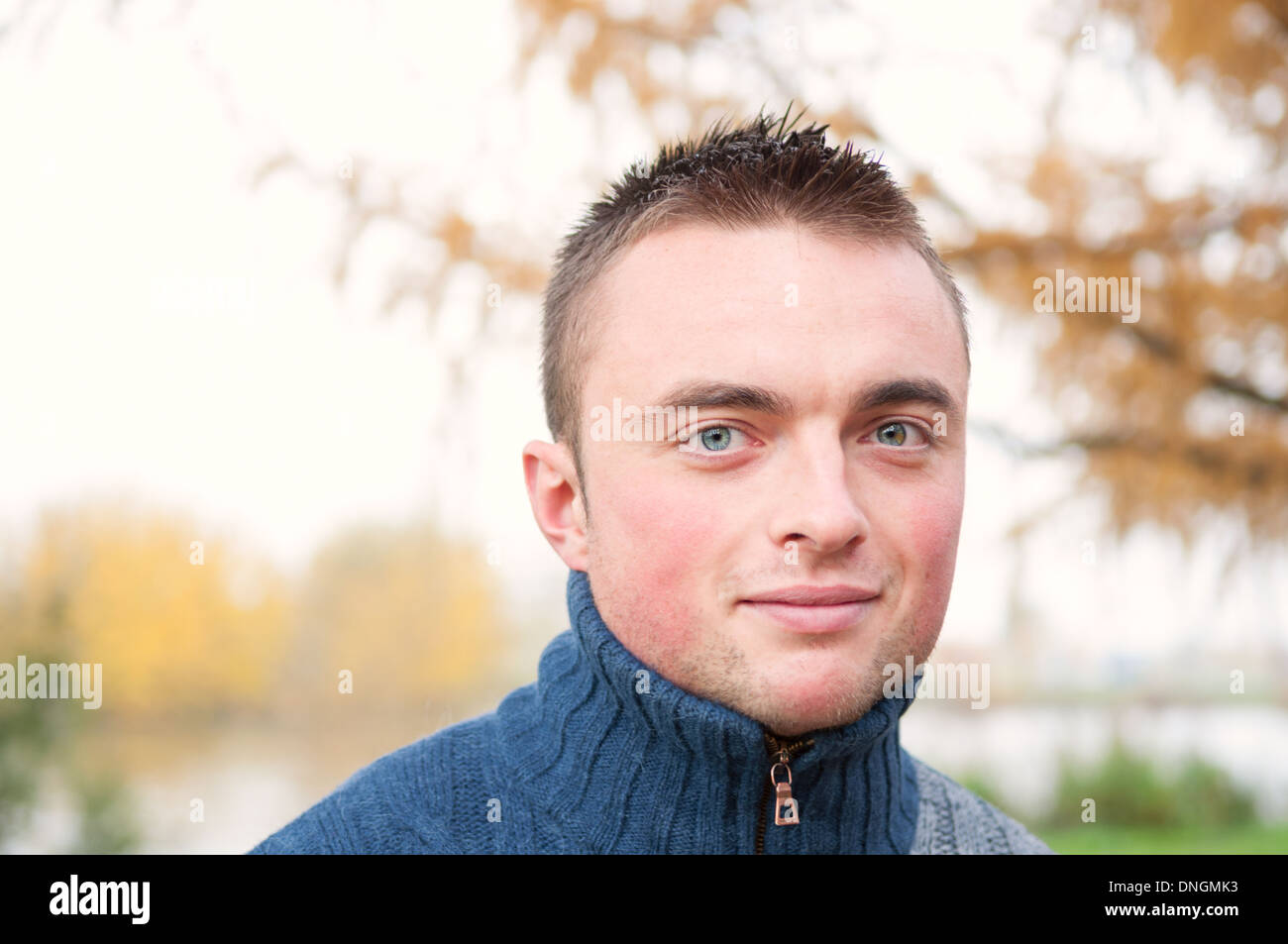 Fall portrait of man hi-res stock photography and images - Alamy