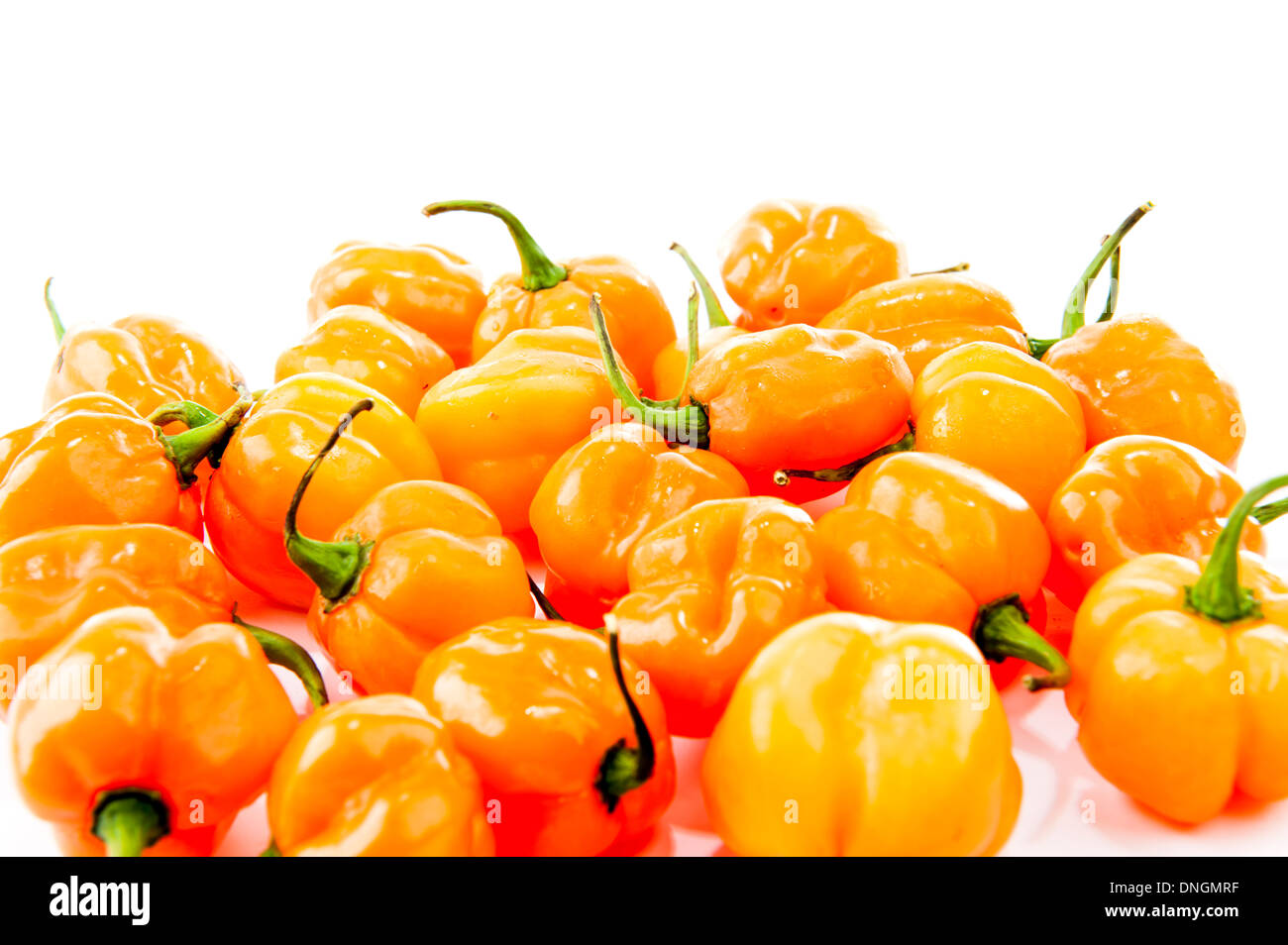 hot peppers - Pimenta de Cheiro - Yellow Pepper Stock Photo - Alamy