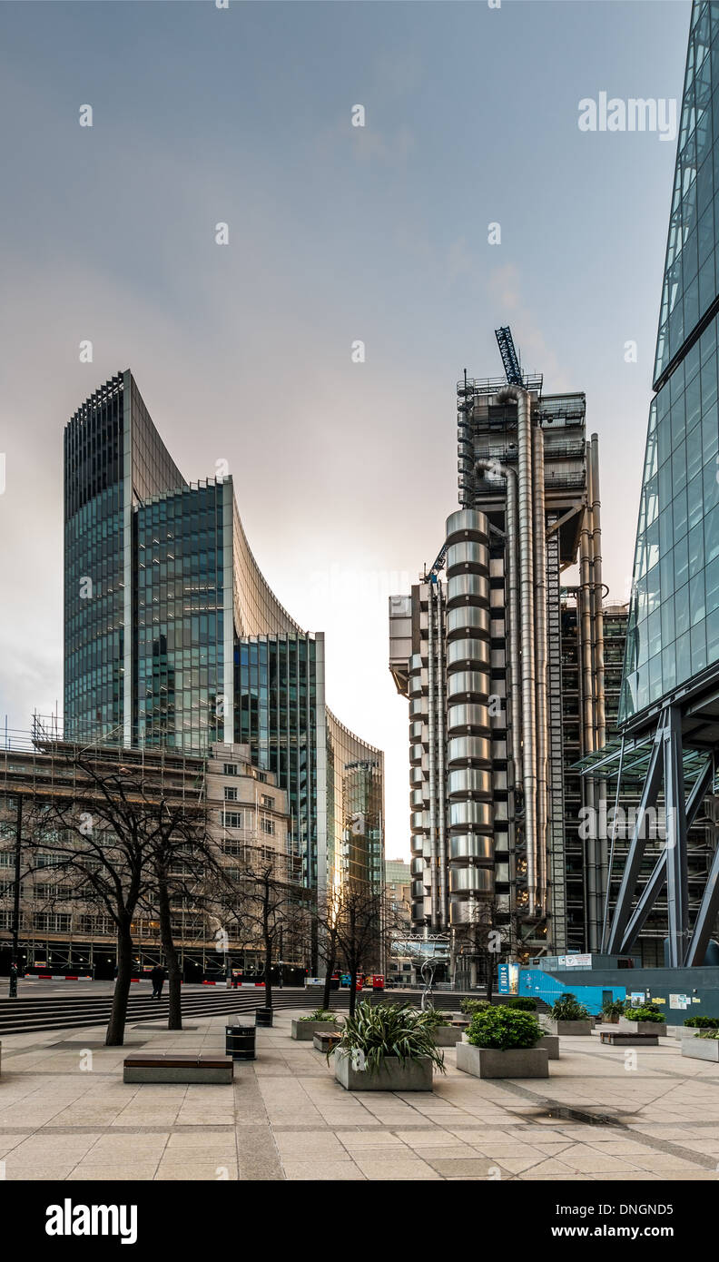 Lloyd's of London and the Willis Building, prominent insurance ...