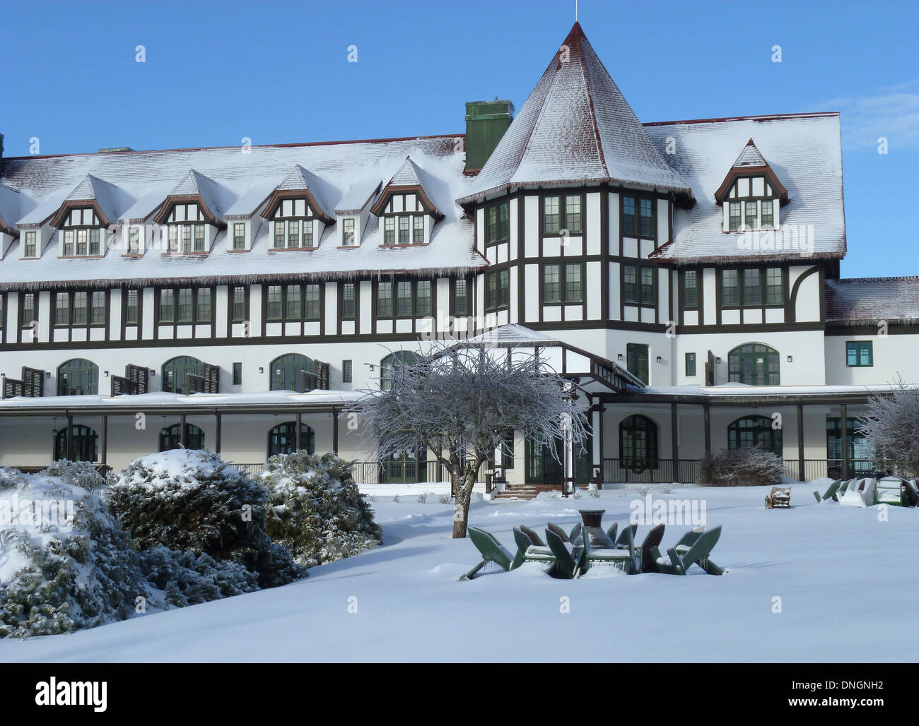 The Algonquin Hotel, St Andrews, in winter Stock Photo - Alamy