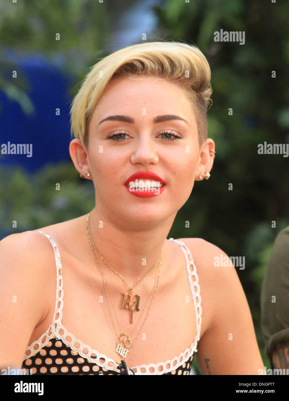 New York, NY, USA. 15th July, 2013. Miley Cyrus visited ABC's 'Good ...