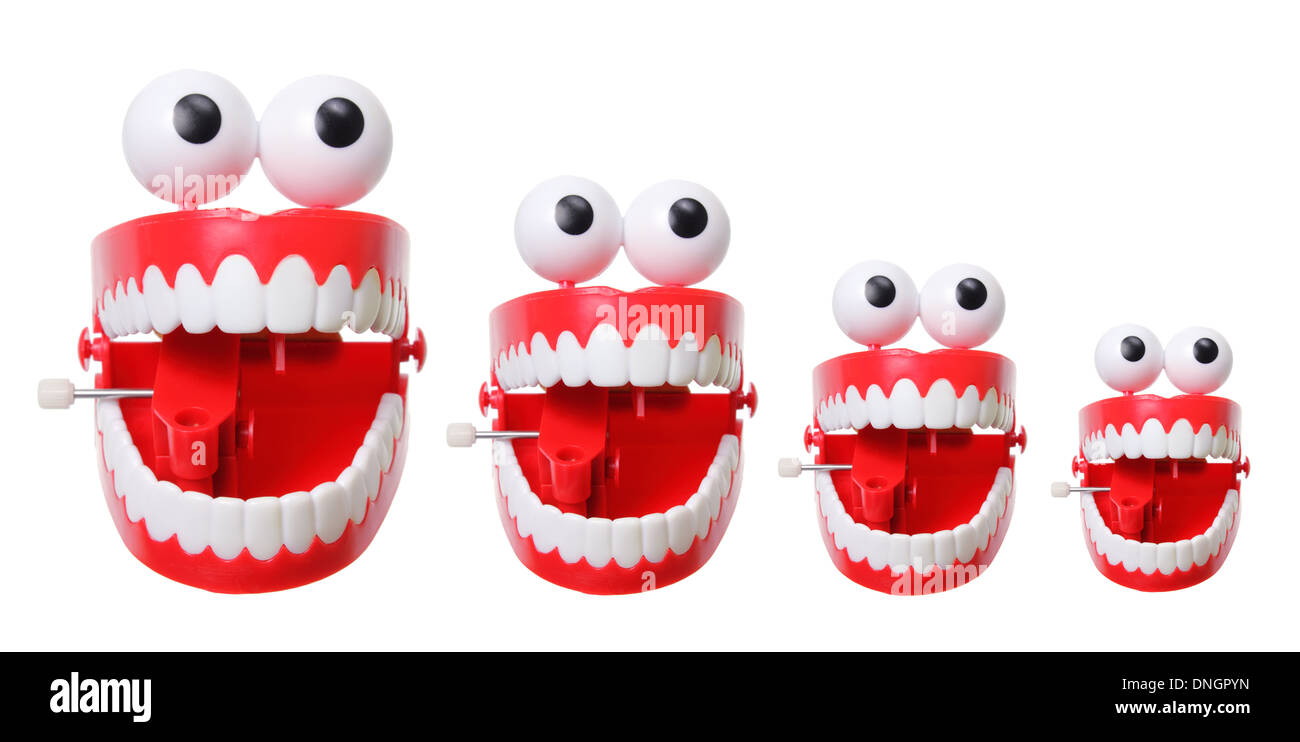 Chattering Teeth Toys Stock Photo - Alamy
