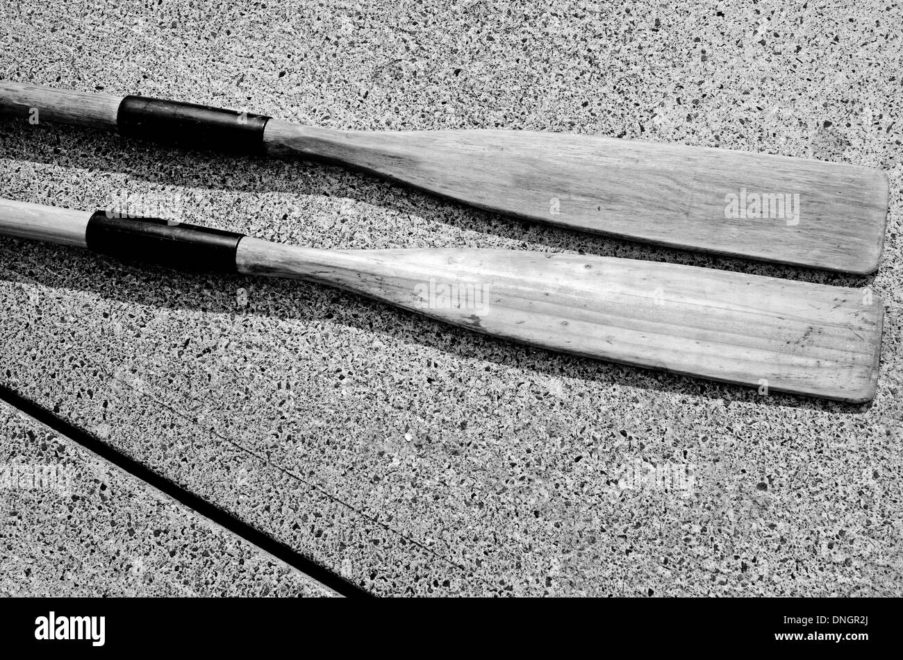 Oars Paddles Oar Paddle High Resolution Stock Photography and Images ...